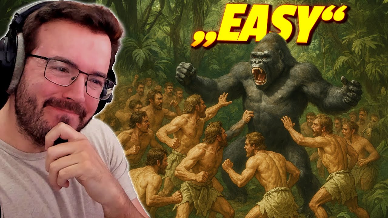 Sie liegen ALLE FALSCH: Es ist nichtmal fair... Gorilla vs 100 Menschen ...