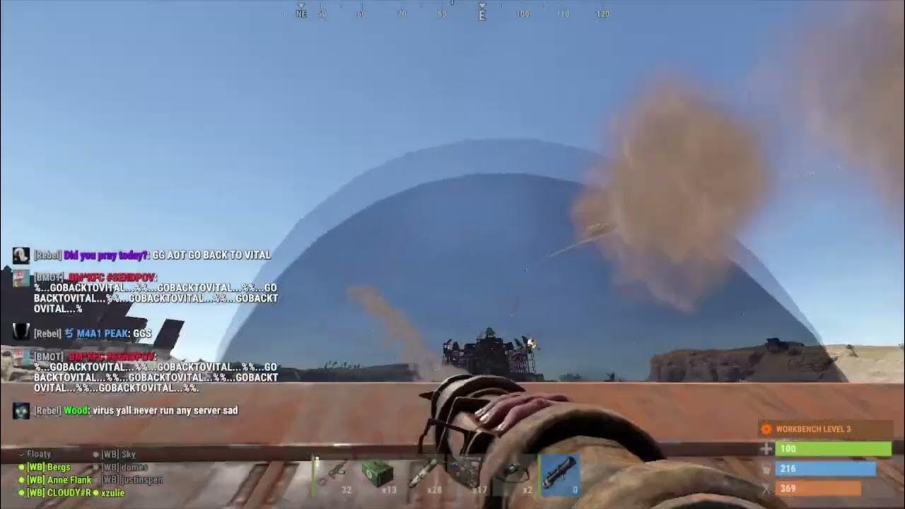 Rust 100+ Man Raid - YouTube