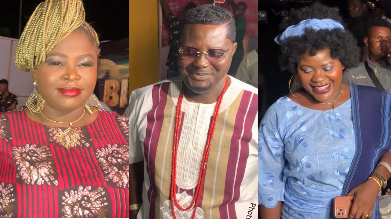 BUKOLA ARUGBA, ANTHAR LANIYAN & HIS DAUGHTER ARRIVED ALAGBEDE MOVIE ...