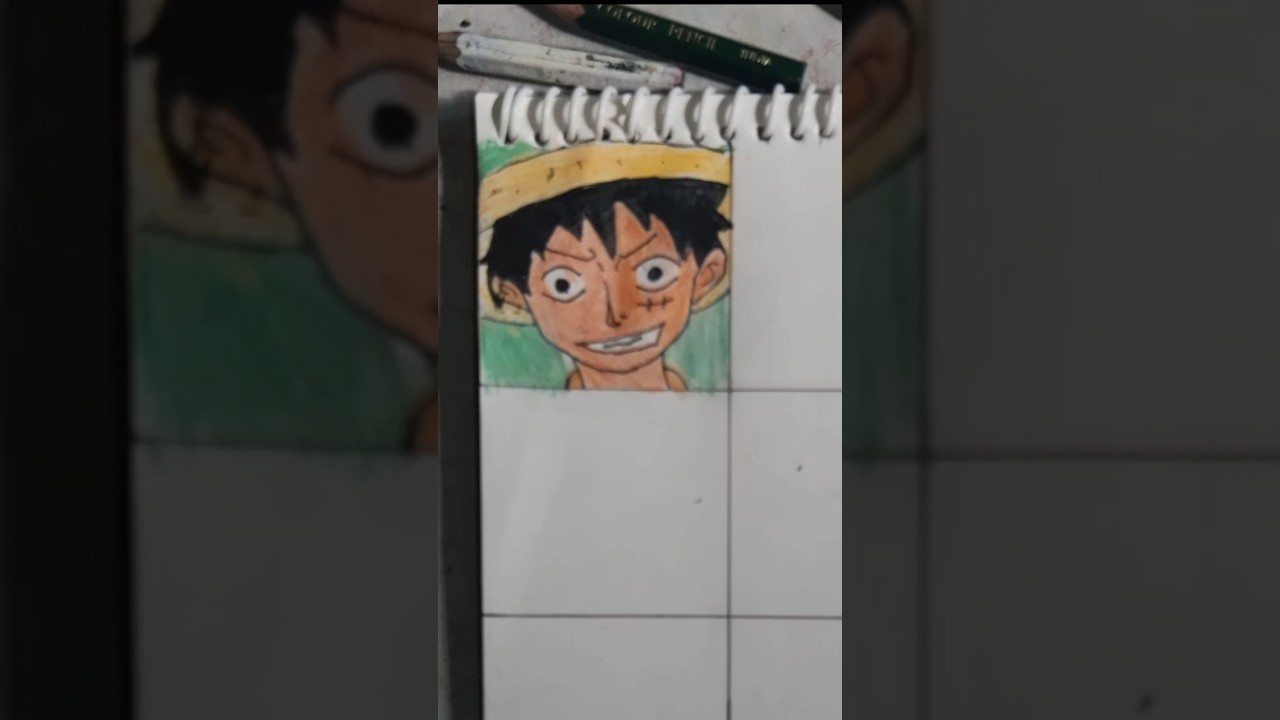 Luffy drawing tutorial #art #animeart - YouTube