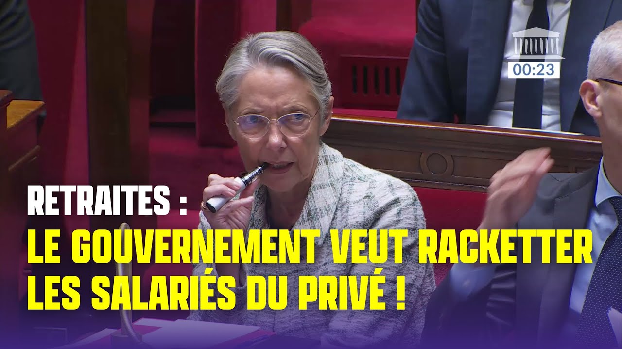 Le gouvernement veut racketter les salariés du privé ! - YouTube