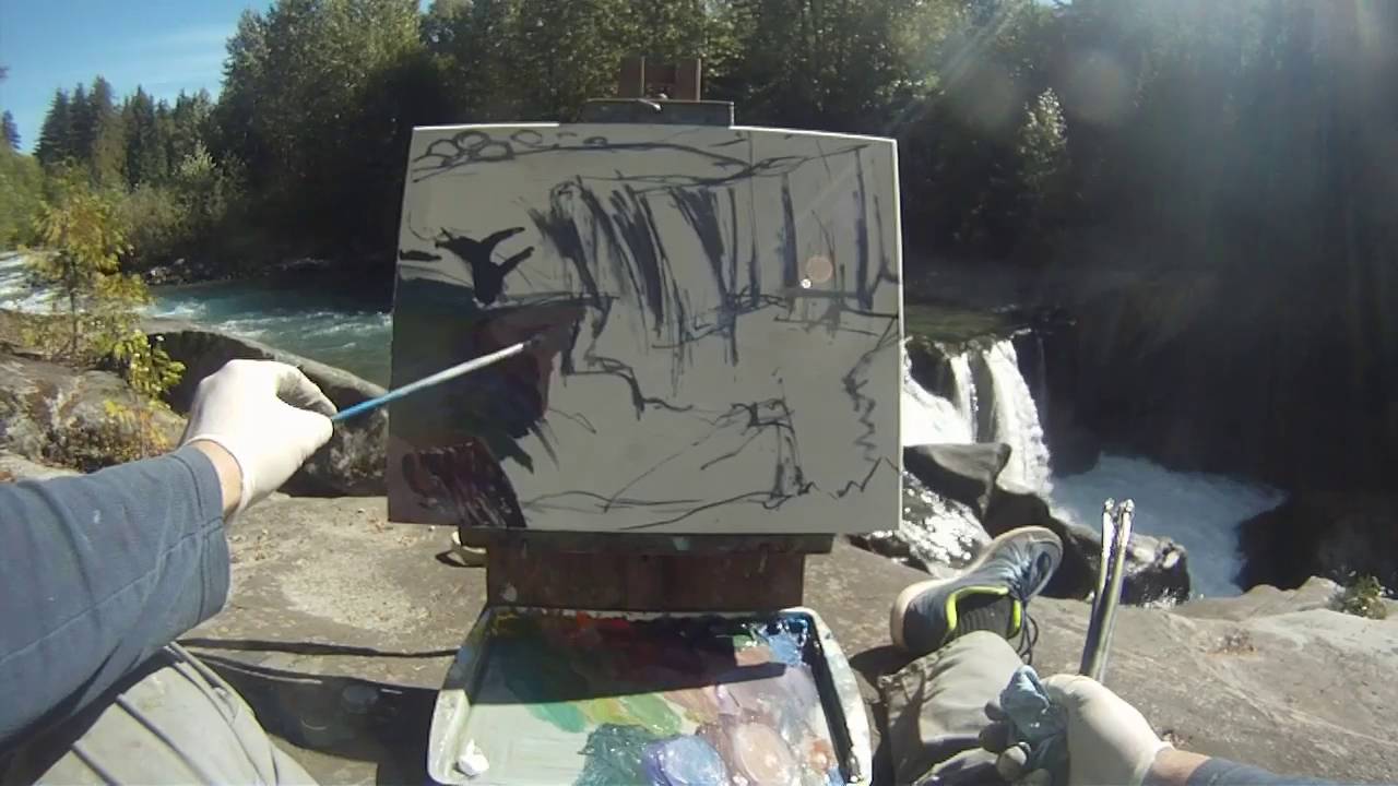 Oil Painting Demonstration - GoPRO Plein Air - YouTube