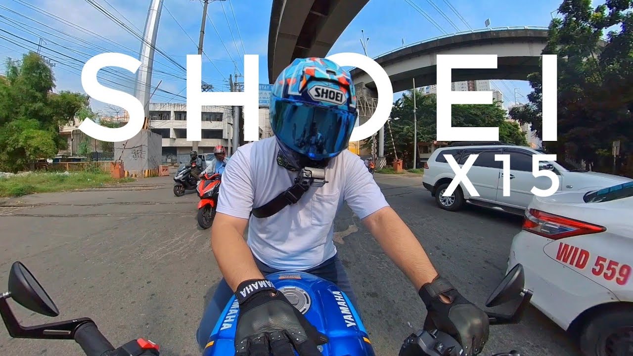 Shoei X-15 Barcelona | May sticker na tayo! 😎 | XSR900 🇵🇭 - YouTube