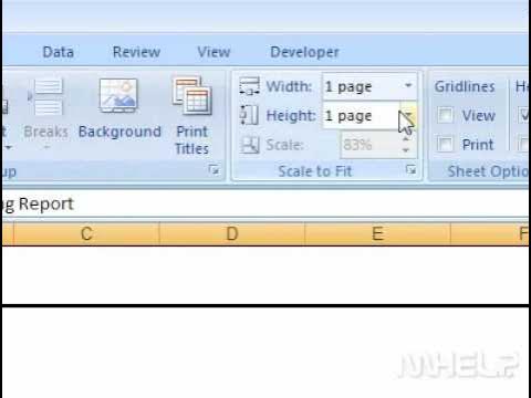 How to show the gridlines between rows and columns when printing a ...