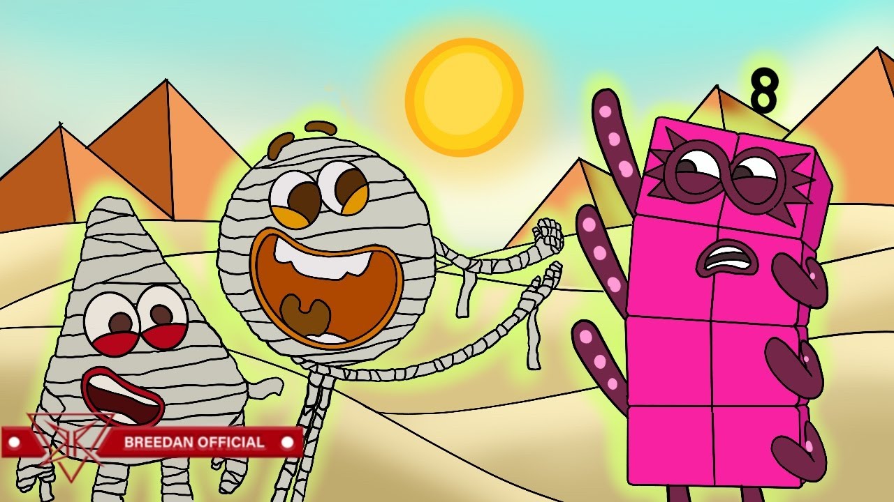 Numberblocks and Colourblocks Meet Mummy In The Desert Fanmade Change ...