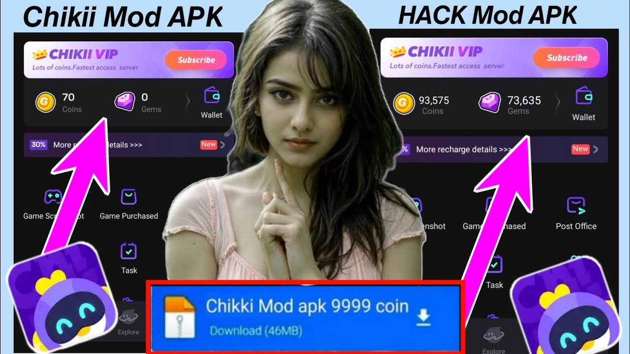 Chikki mod apk - chikki app free coins - chikkii app - YouTube