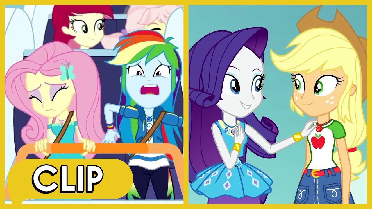 Fluttershy's Fear of Rollercoasters / AJ & Rarity Backstage - MLP: EG ...