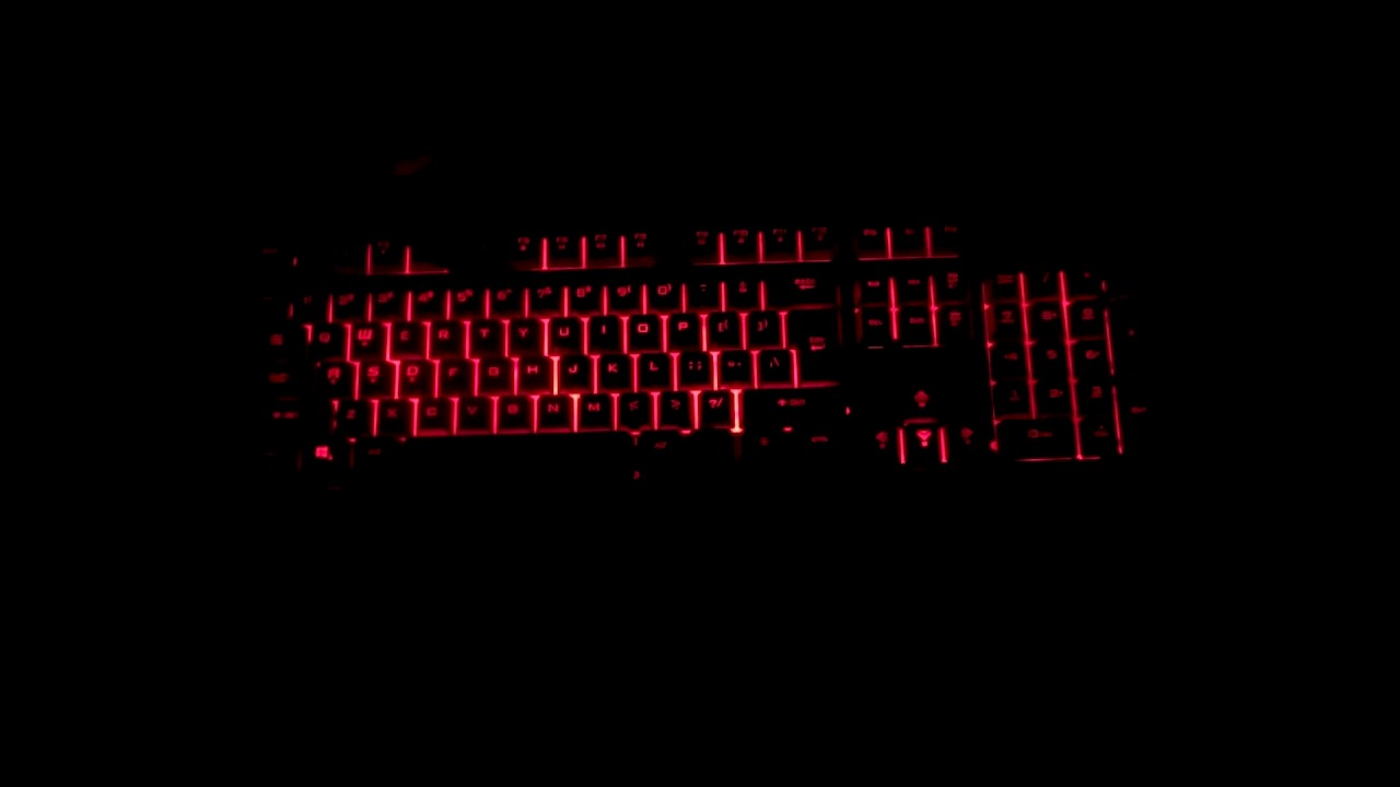 test led - dbpower rgb gaming keyboard - YouTube