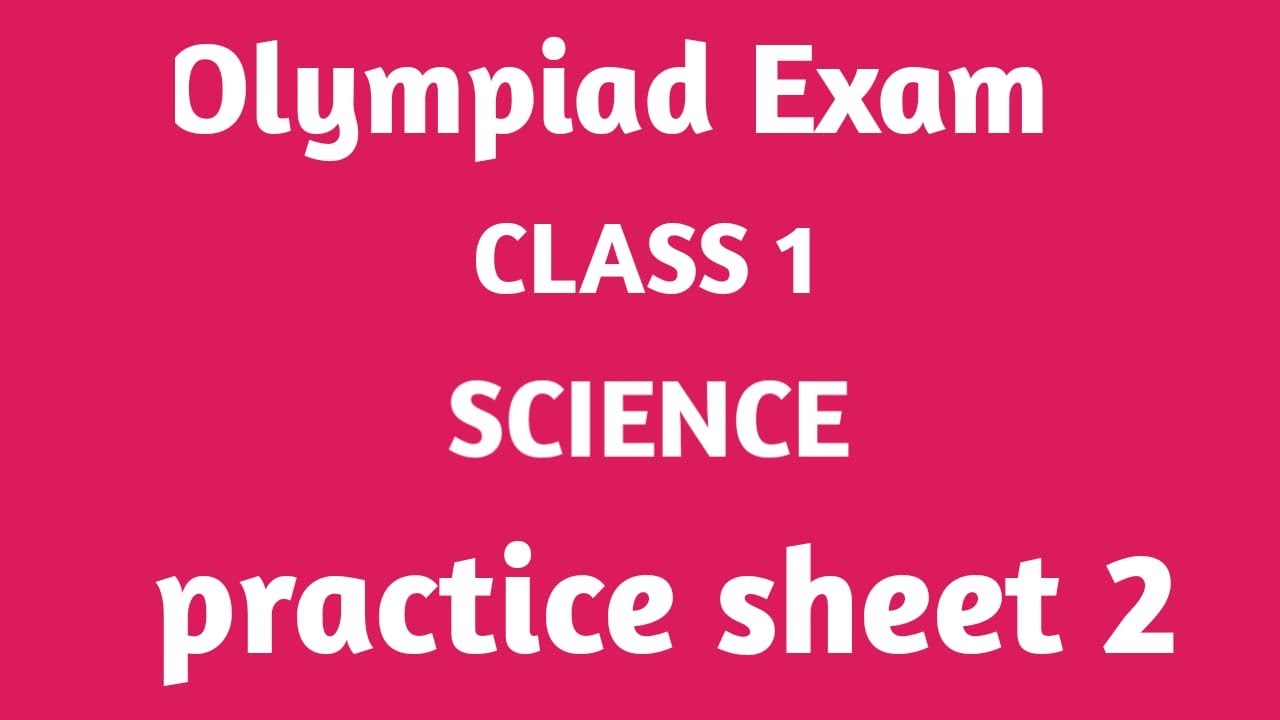 olympiad exam class 1/ NSO class 1 science/class 1 science olympiad ...