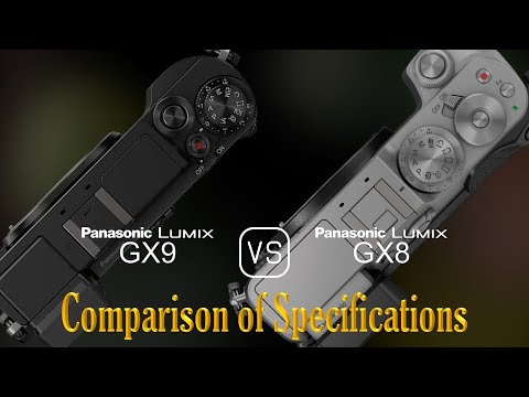 Panasonic Lumix GX9 vs. Panasonic Lumix GX8: A Comparison of Specifications - YouTube