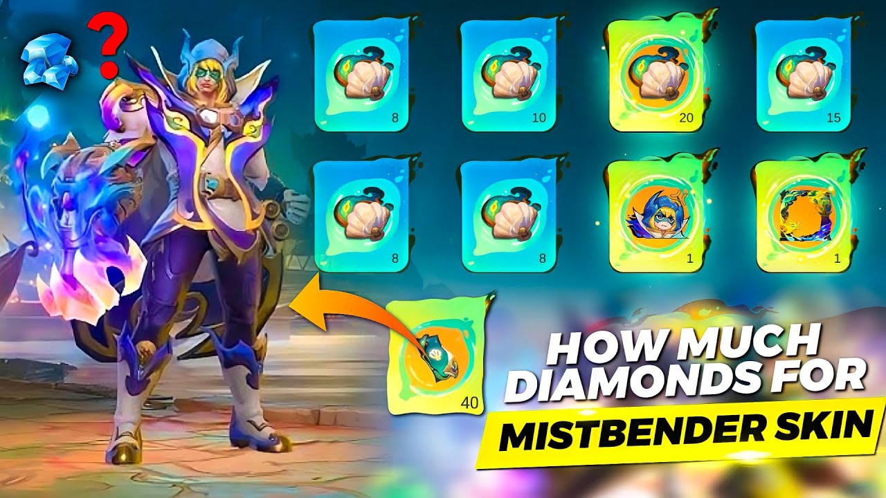 How much diamonds for mistbender skin 🤔? Free tokens date/ mlbb new ...