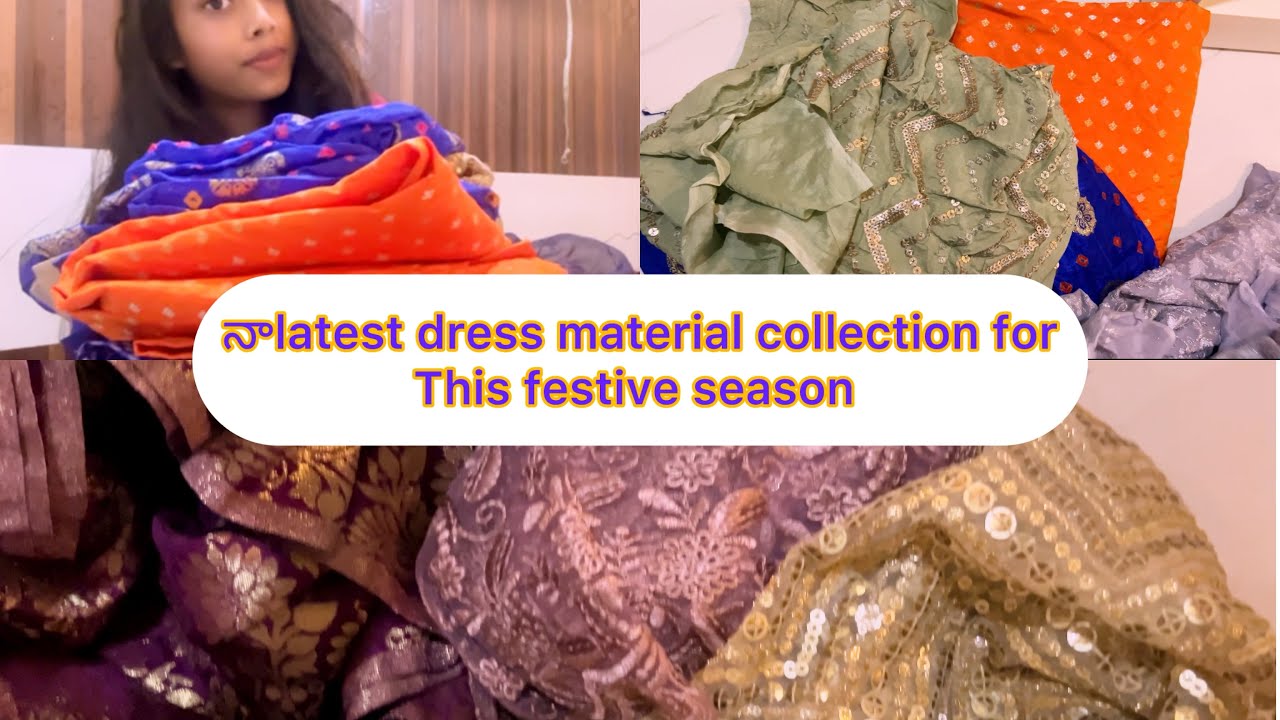 Trendy and fancy dress material collection/outfitmaterials - YouTube