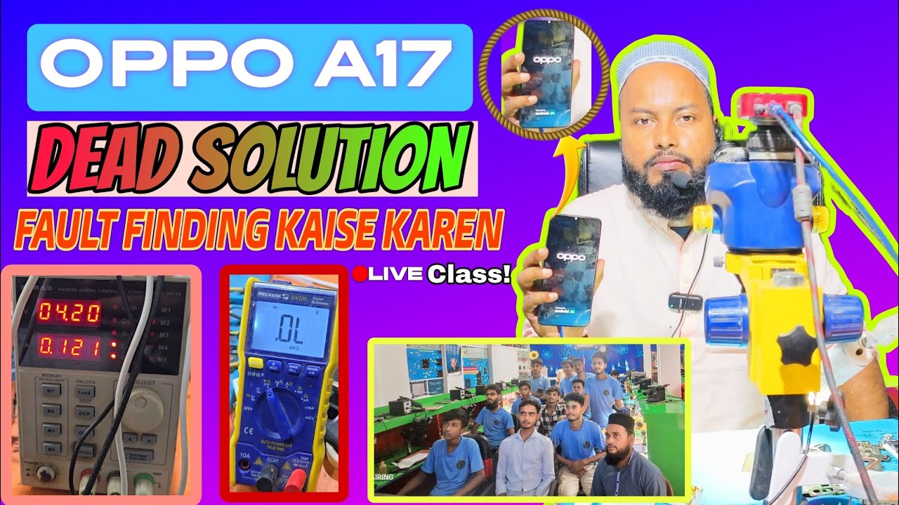 Oppo A17 डेड सलूशन || Fault Finding Kaise Kare || Easy To Dead Solution || Ar Mobile - YouTube