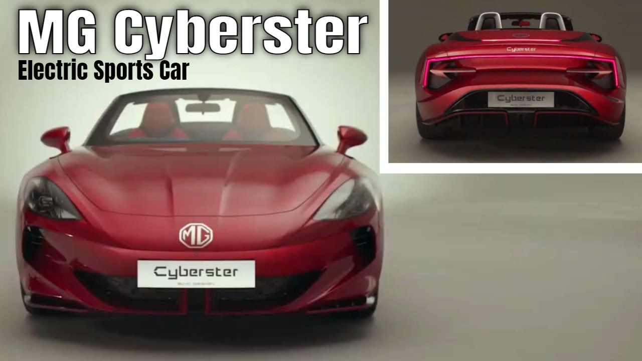 New MG Cyberster Electric Sports Car Rivals The Tesla Roadster - YouTube