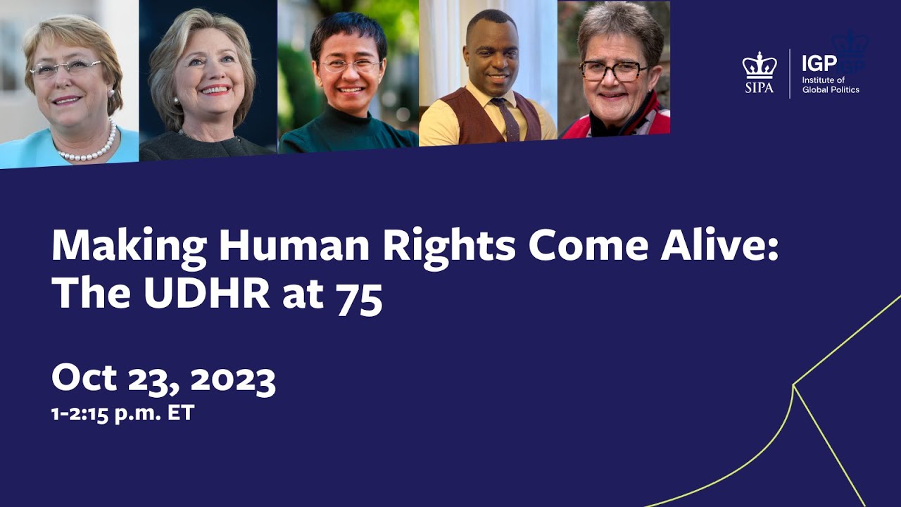 Making Human Rights Come Alive: The UDHR at 75 - YouTube