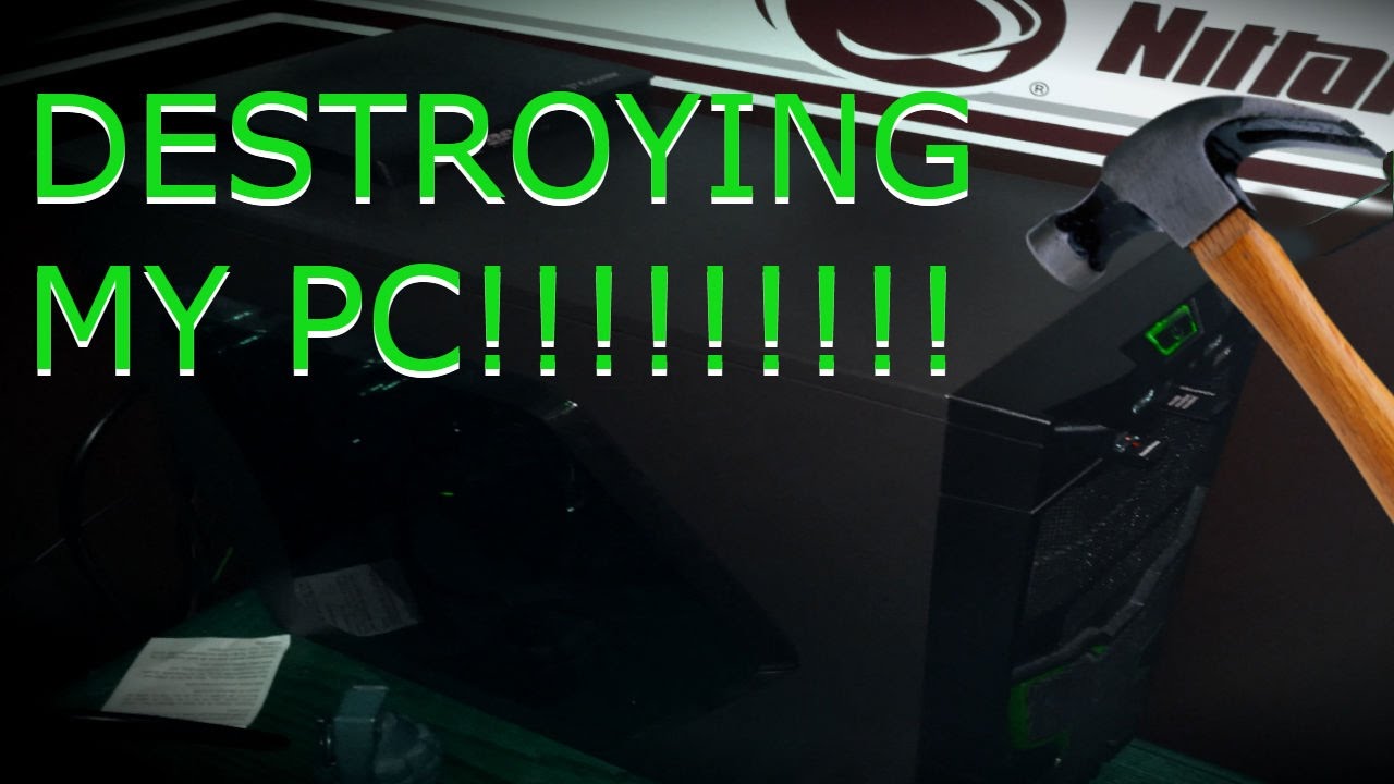 Smashing my computer!!!! - YouTube