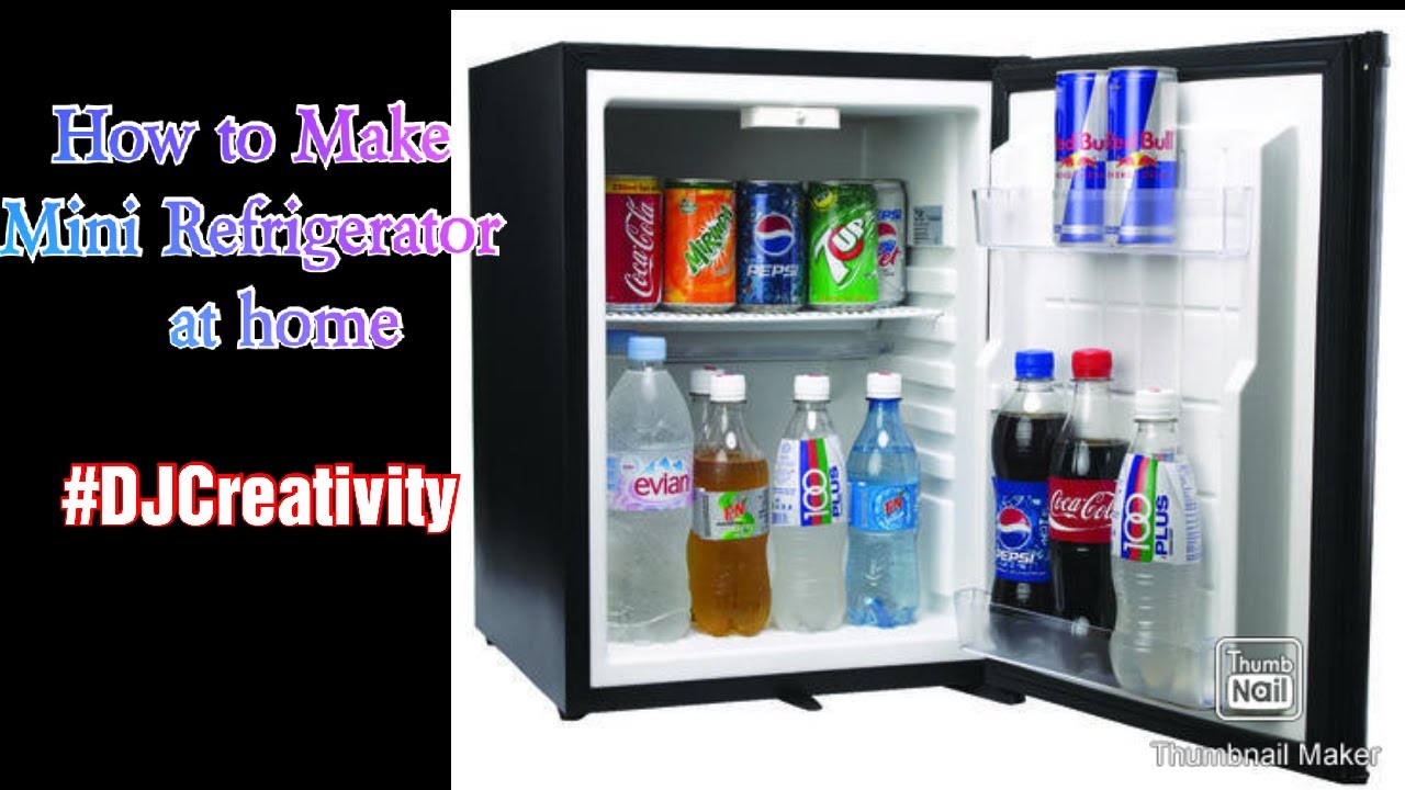 How to make Mini Refrigerator | #DJCreativity - YouTube