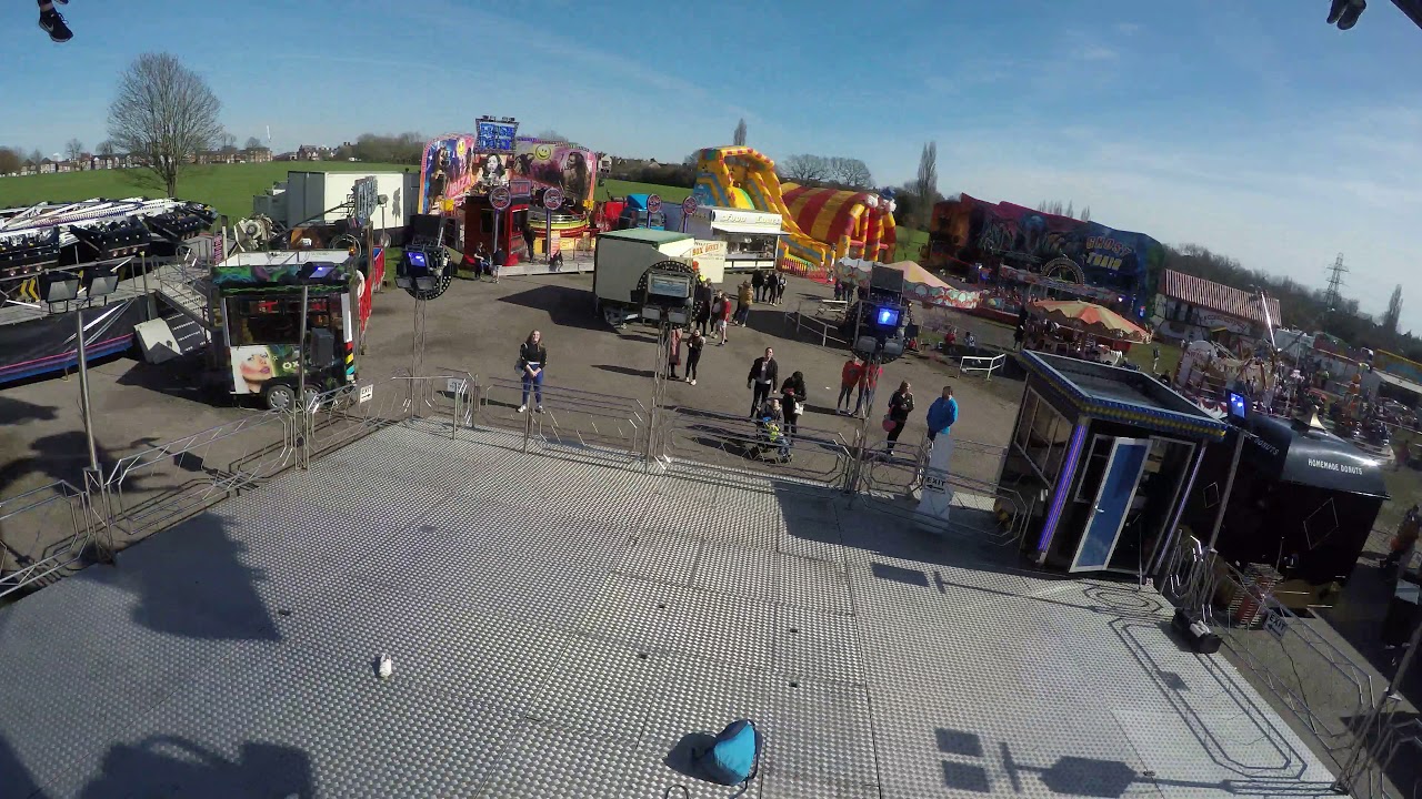 Super Star fairground ride, Pat Collins Funfairs - YouTube