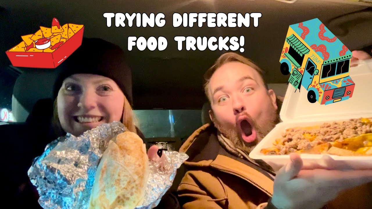 Trying different food trucks! - YouTube
