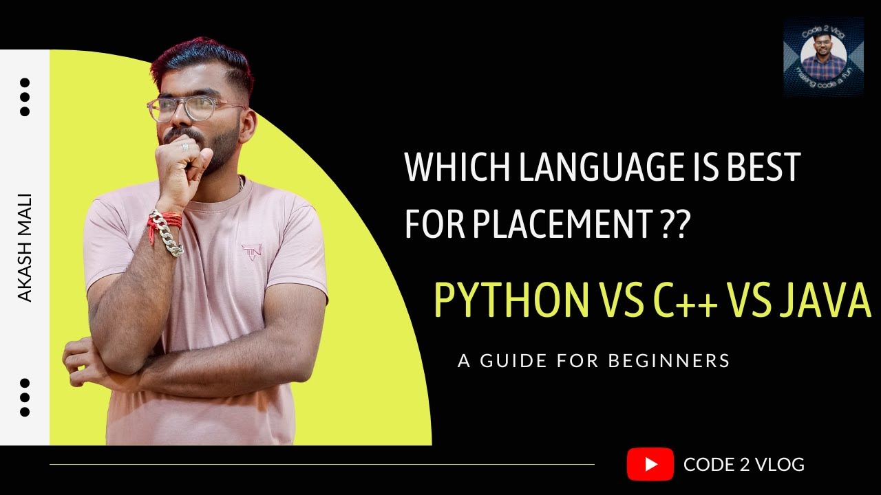 Which language is Best for Placements?? 🔥| C++ Vs Java Vs Python - YouTube