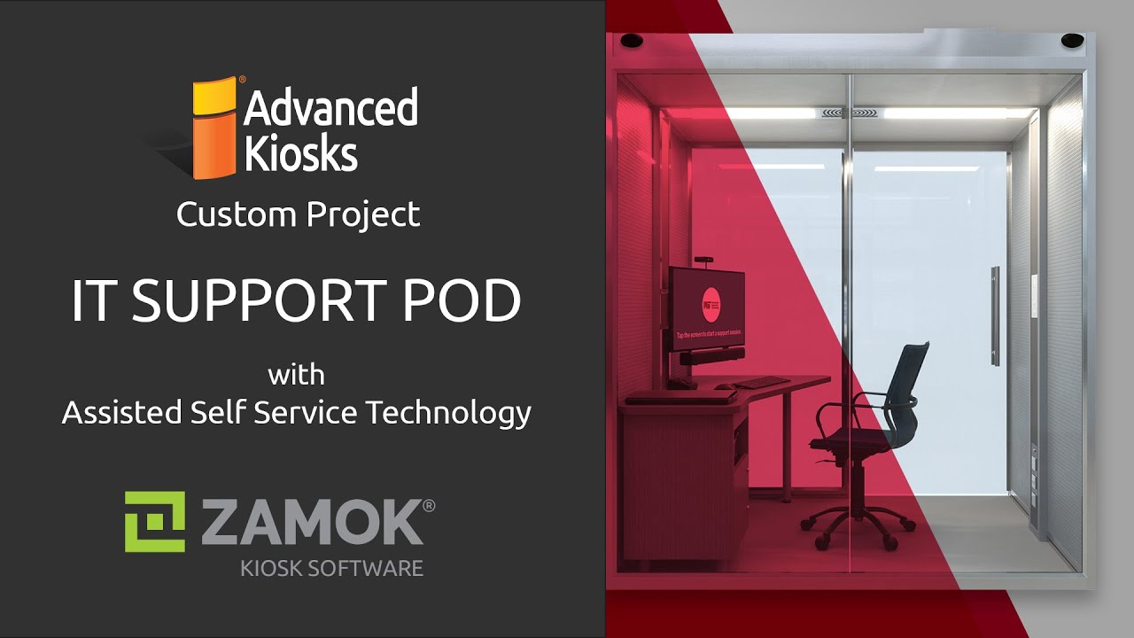 IT Support Pod by Advanced Kiosks | Secure On-Demand Tech Help Anywhere ...