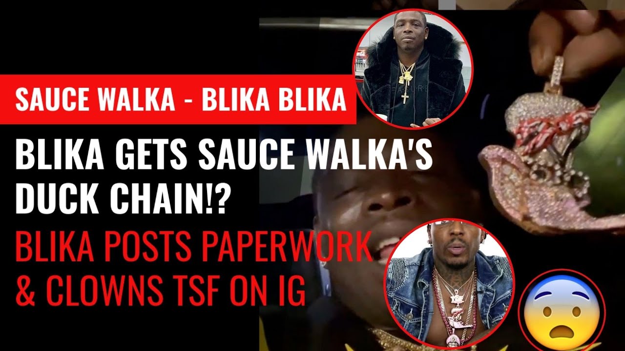 Rapper Blika Get's Sauce Walka's Chain 24 Hrs After Putting Out A ...