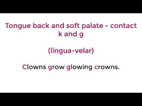 Tongue Twisters - consonants k and g - YouTube