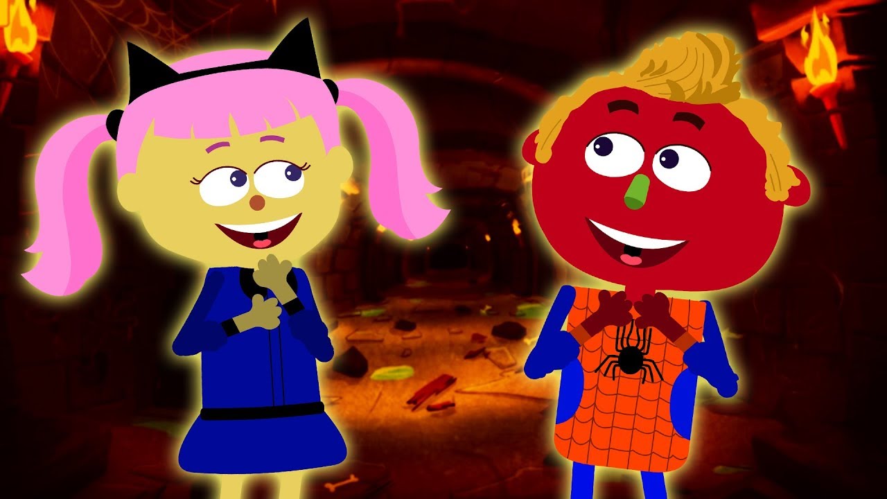 Secret Adventure Tunnel With Len and Mini | Nursery Rhymes and Baby ...