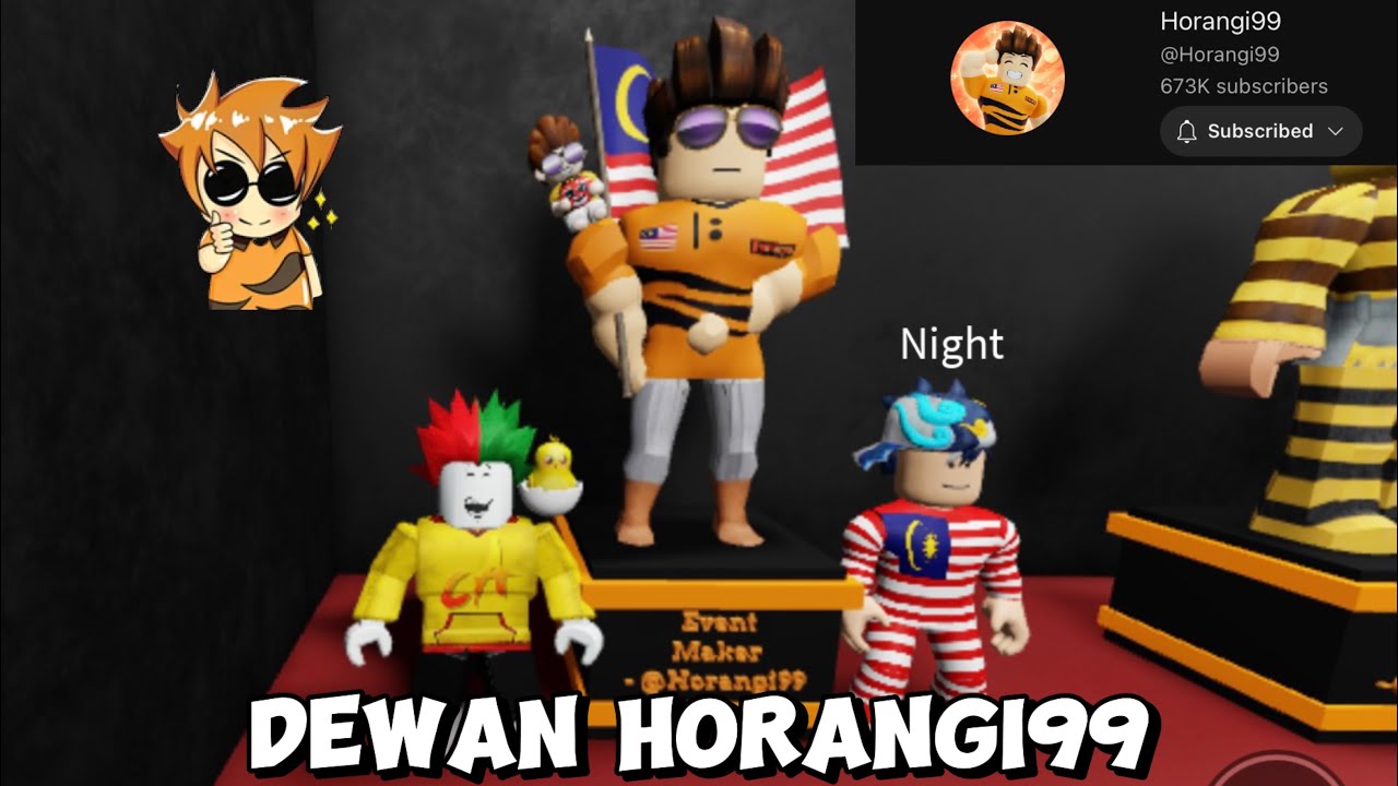 Cak Ayam bermain game Dewan Horangi99! @Horangi99 (Roblox Malaysia ...