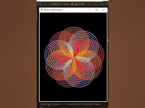Turtle 🐢 Create Using Python #shorts #coding #python #shortvideo #viral #trend #viralvideo ...