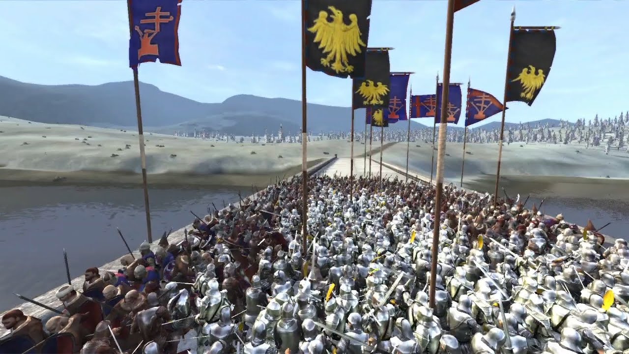 Russia Vs Germany Medieval Total War - YouTube