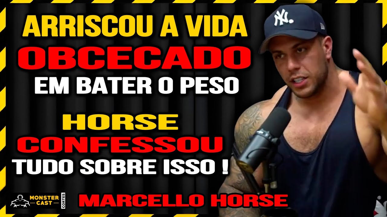 HORSE 'OBCECADO' EM BATER O PESO CHEGOU PERTO DA M0RTE ... | MARCELLO ...