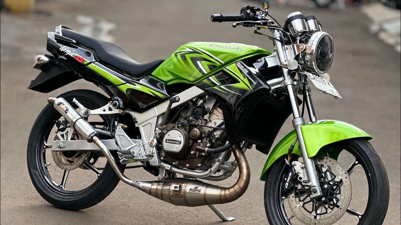 Forsale Kawasaki Ninja SS hijau hitam 2011 asli ss - YouTube