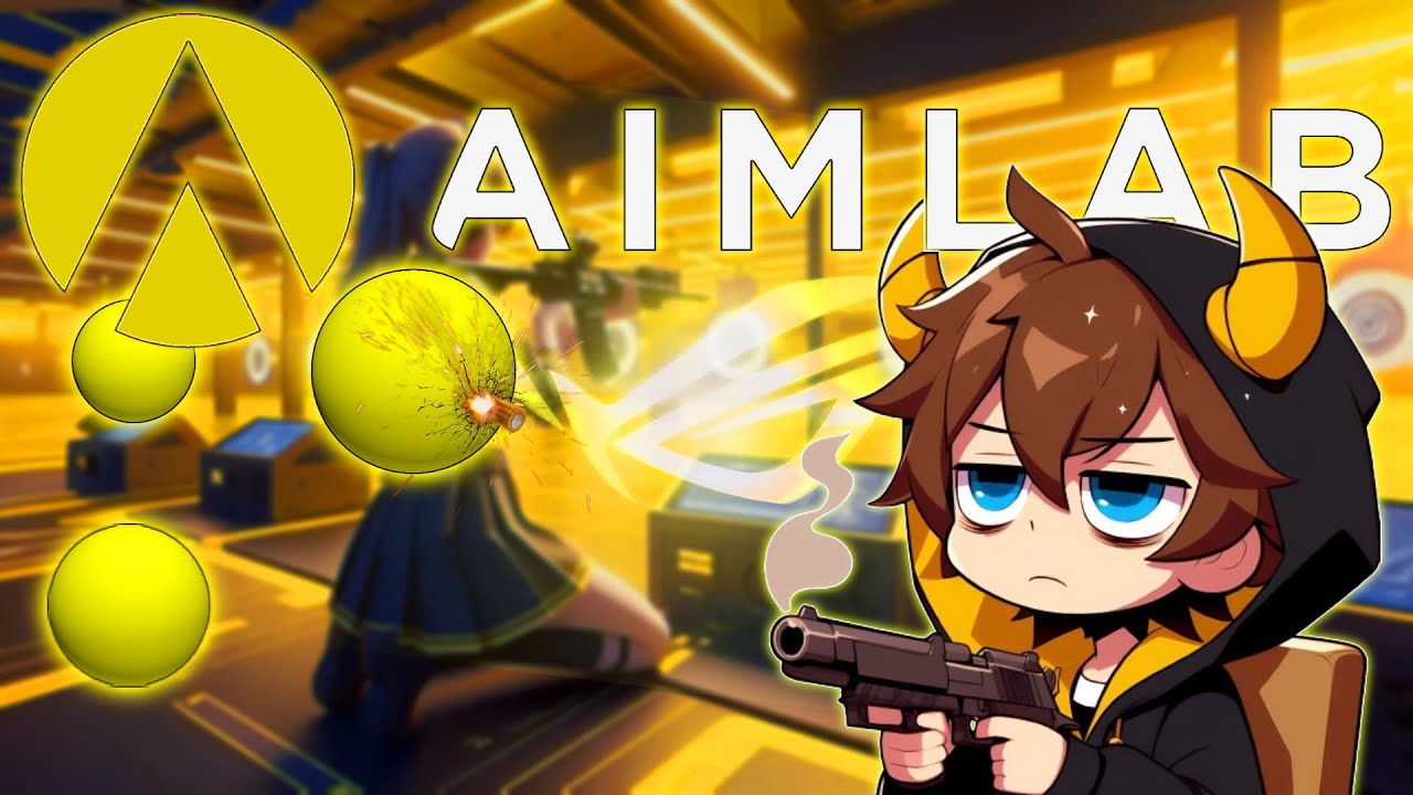 I tried ROG AIM Training and I was so good (or not.) - Aimlab - YouTube
