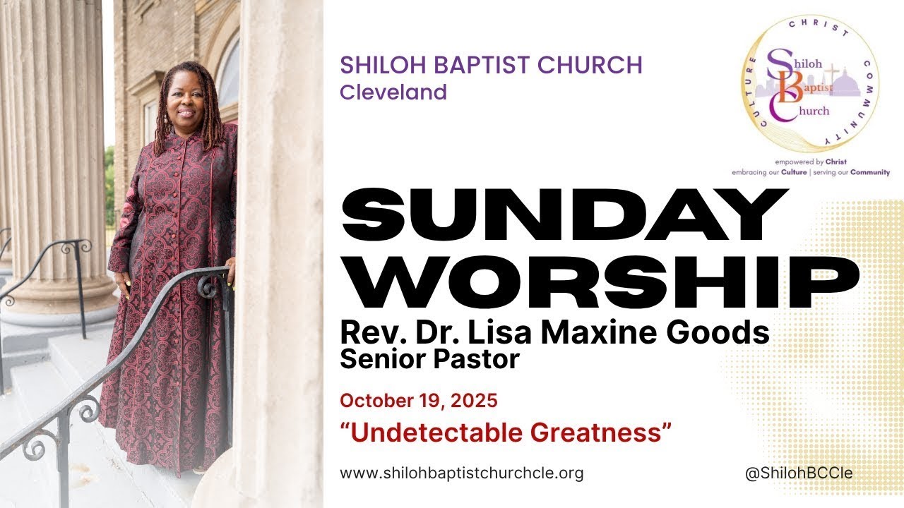 Sunday Worship - Rev. Dr. Lisa Maxine Goods, Senior Pastor - YouTube
