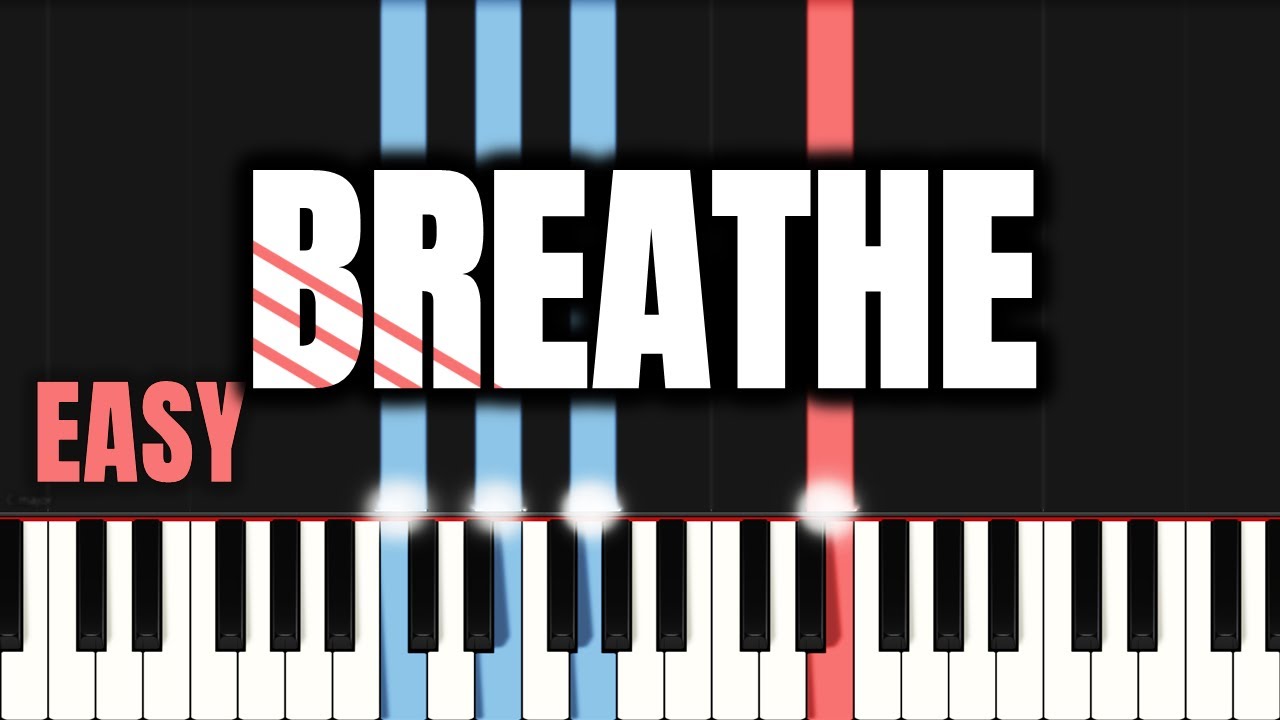 Breathe | EASY PIANO TUTORIAL by Synthly Piano - YouTube