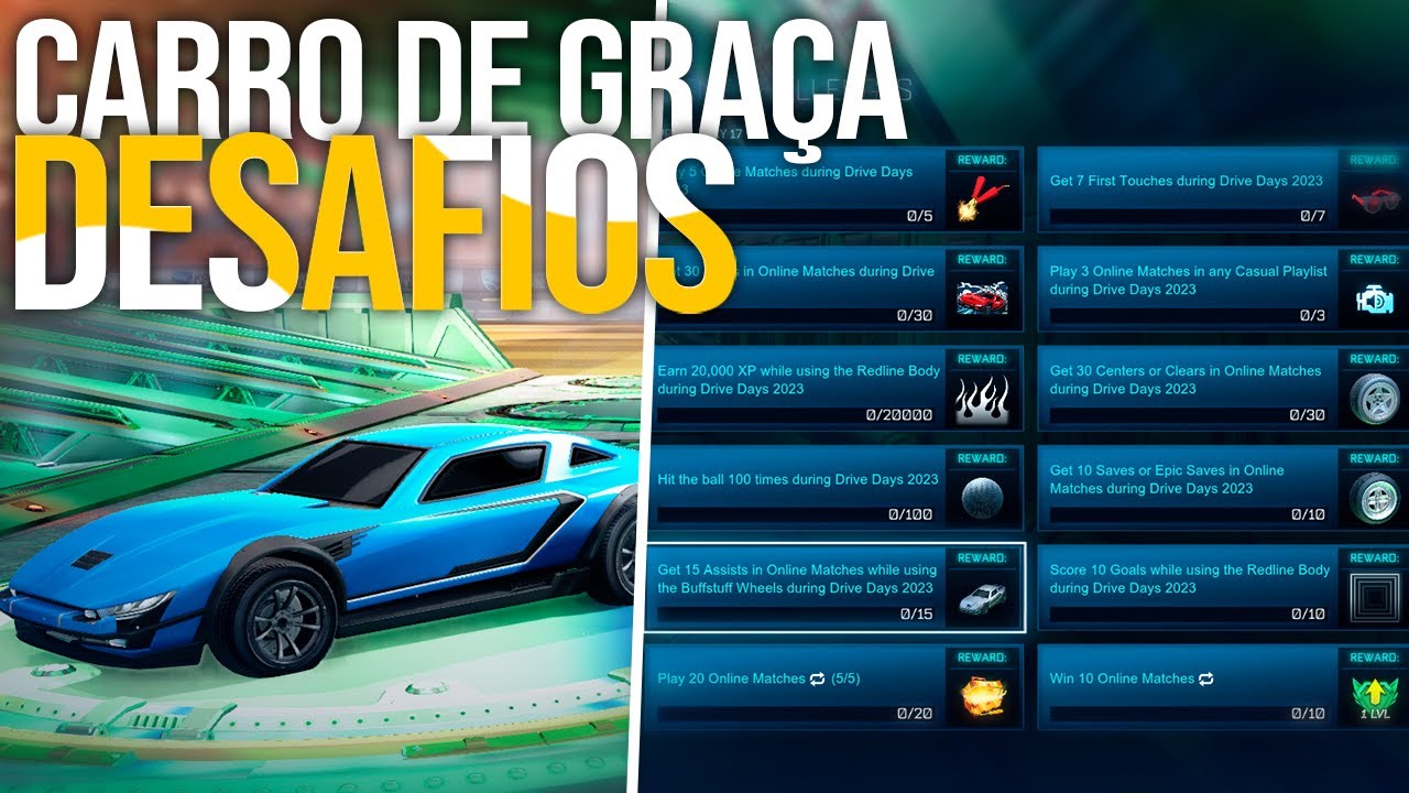 PEGUE AGORA O NOVO CARRO DE GRAÇA REDLINE DO ROCKET LEAGUE, NOVO EVENTO ...