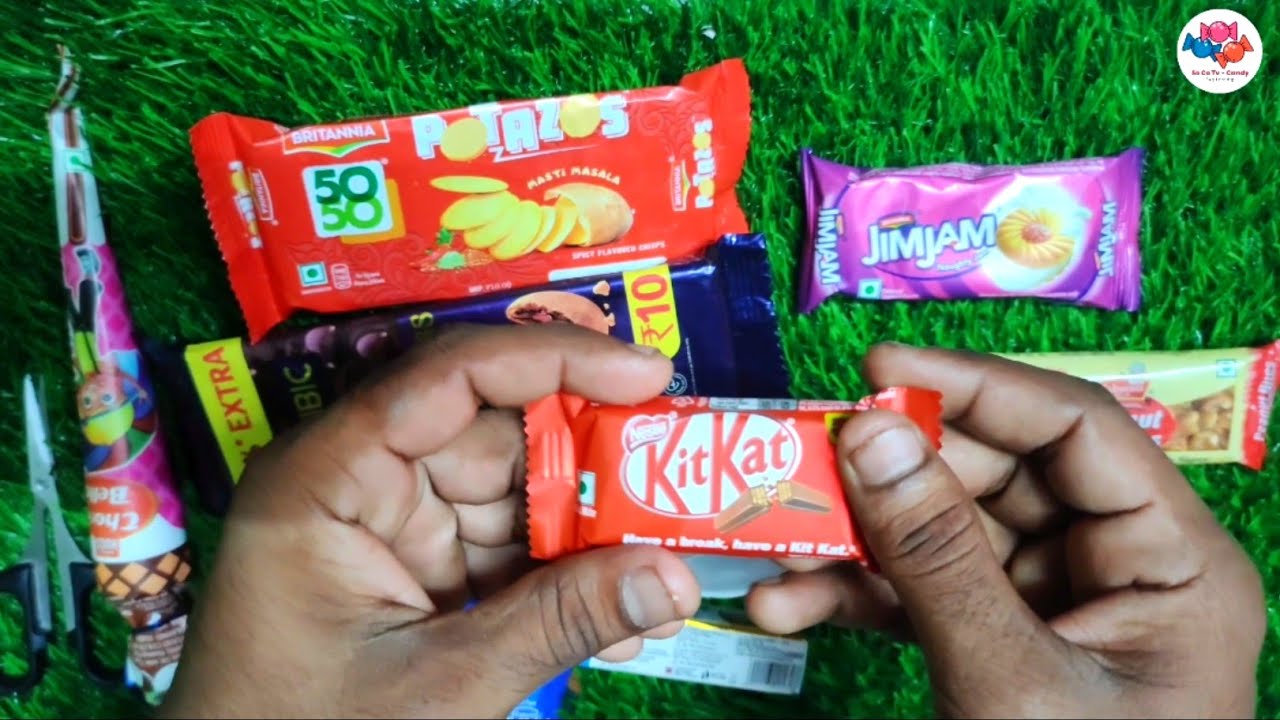 lots of candies, surprise toys, chocolate opening video, lots of ...