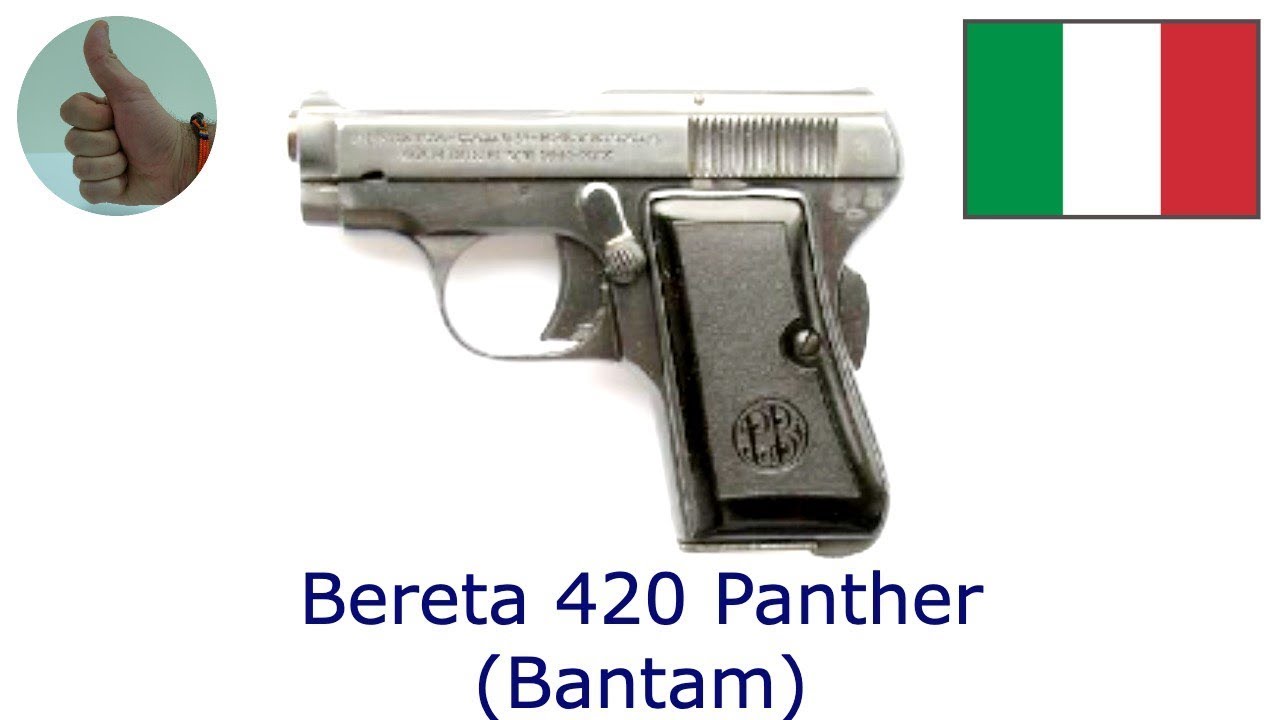 Beretta 420 Panther (Bantam), 6,35 mm Browning (6,35x16 mmSR/.25 Auto ...