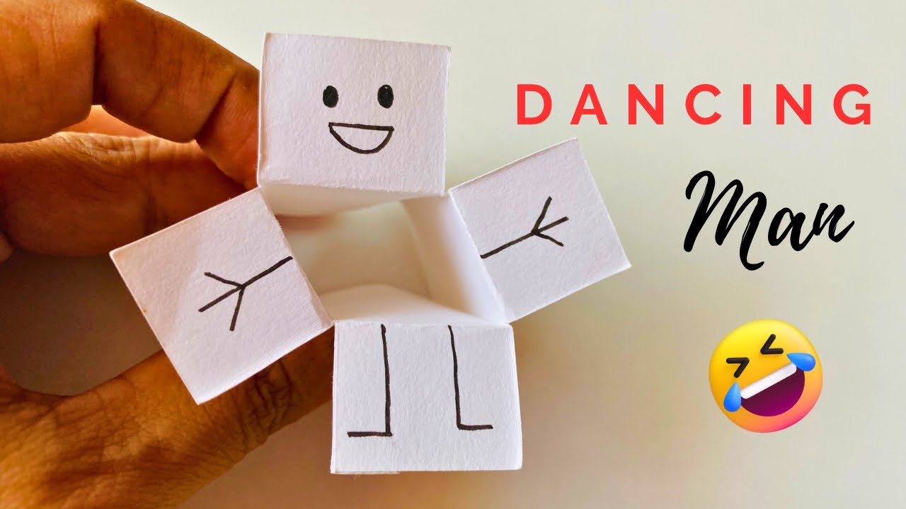 😂 FUNNY DANCING MAN | Creative Craft Ideas | DIY Funny Paper Crafts ...