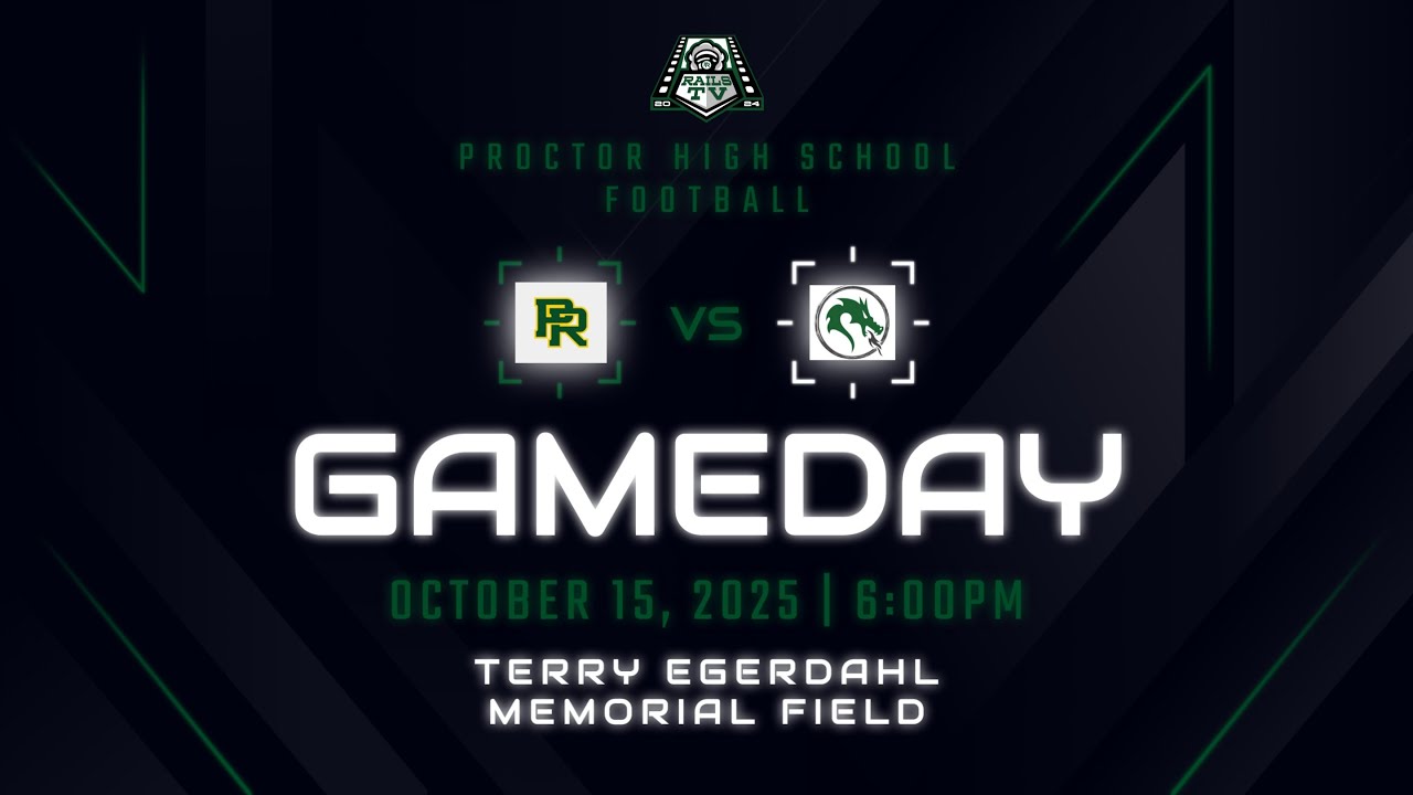 Proctor Rails Football Vs Pine City HS 10/15/2025 - YouTube