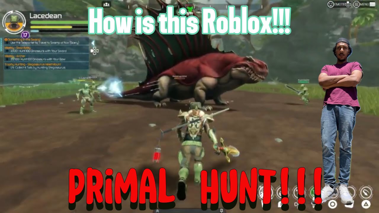 This Roblox Game is taking it to the Next Level!!! Primal Hunt! - YouTube