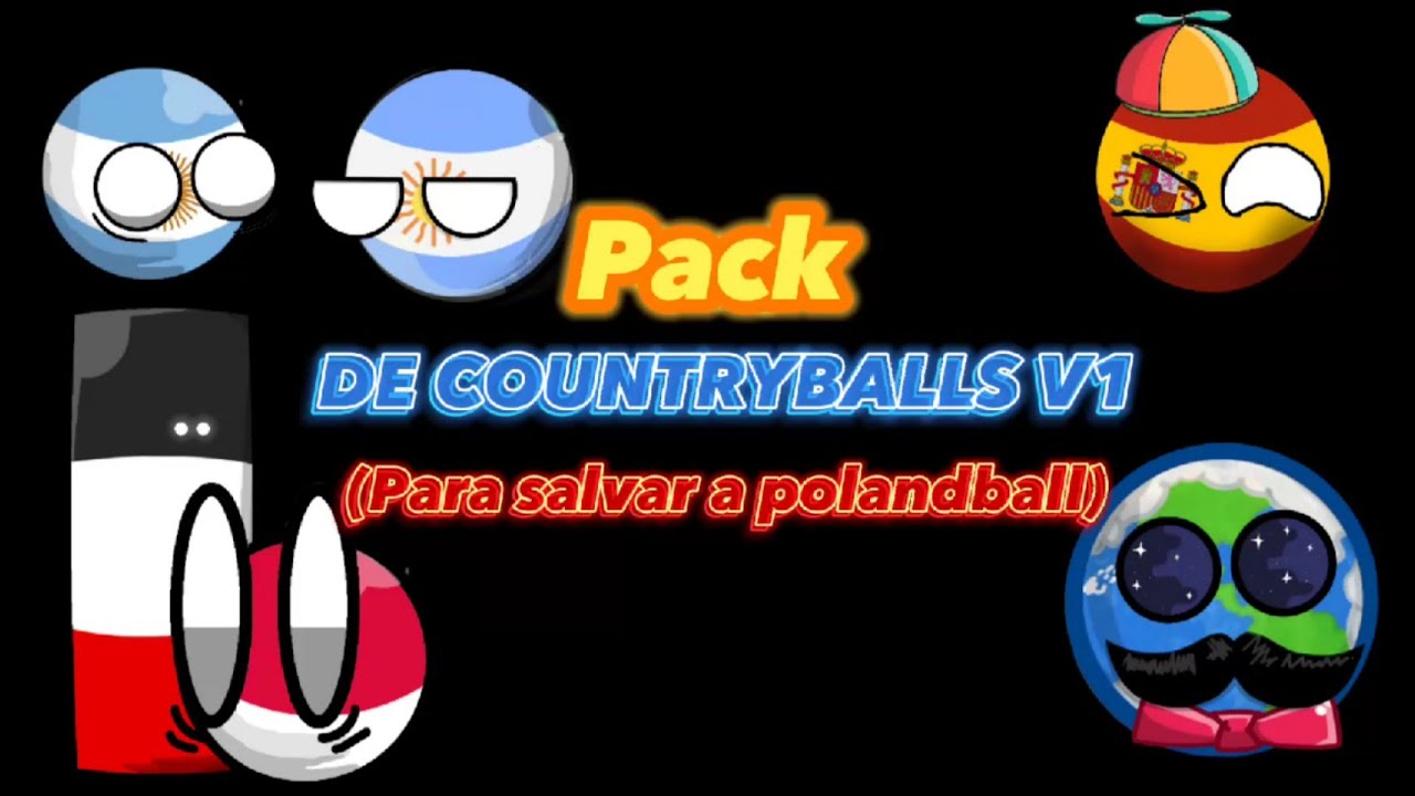 Pack de countryballs v1 (countryballs nuevos,expresiones de ...