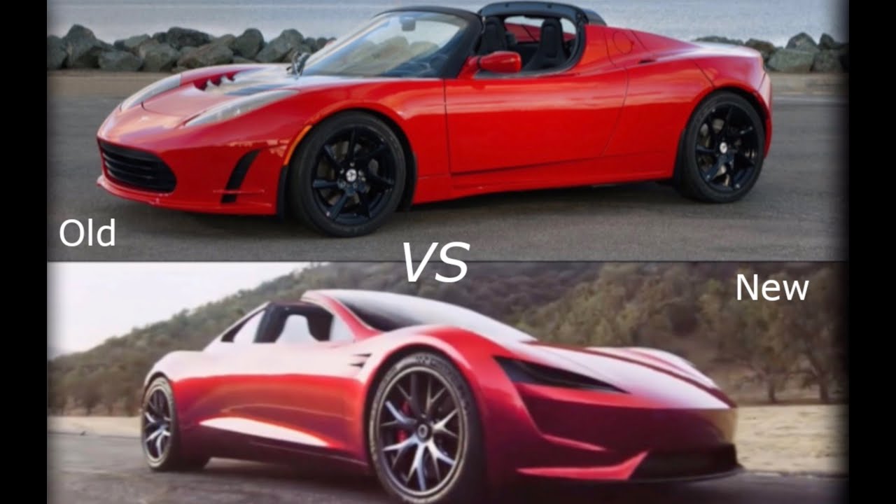 Old Tesla Roadster VS New Tesla Roadster - YouTube