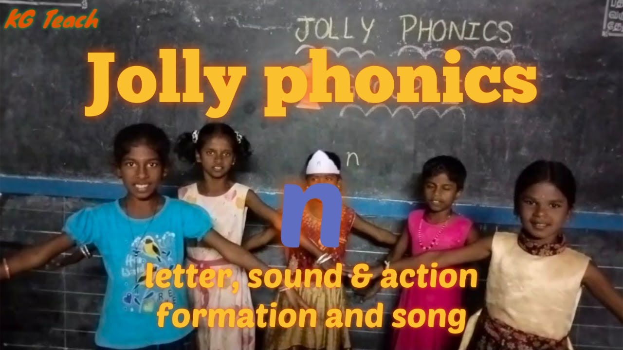Jolly phonics/ letter, sound and action, formation, song-n #education # ...