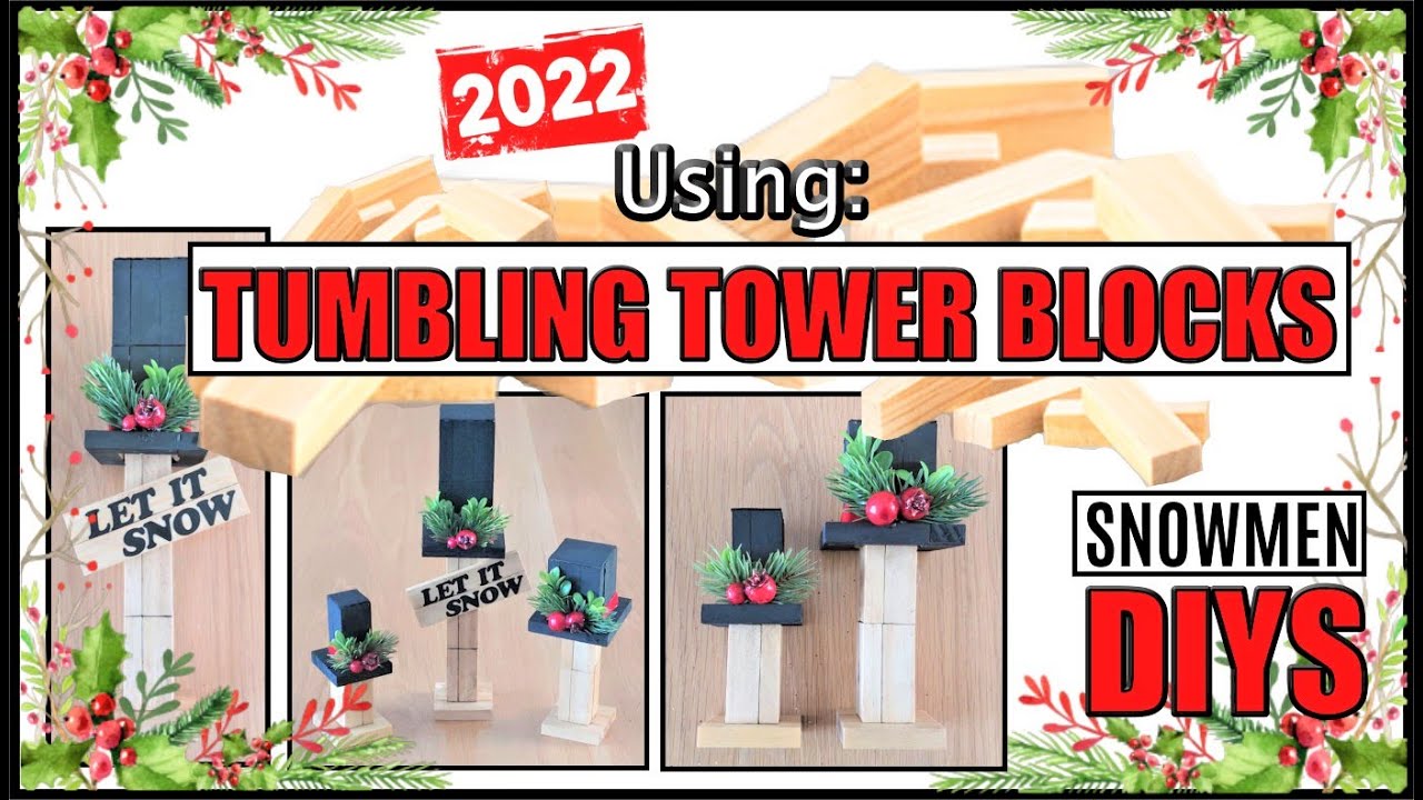 NEW TUMBLING TOWER BLOCKS DIYS 2022 II EASY AND BUDGET FRIENDLY ...