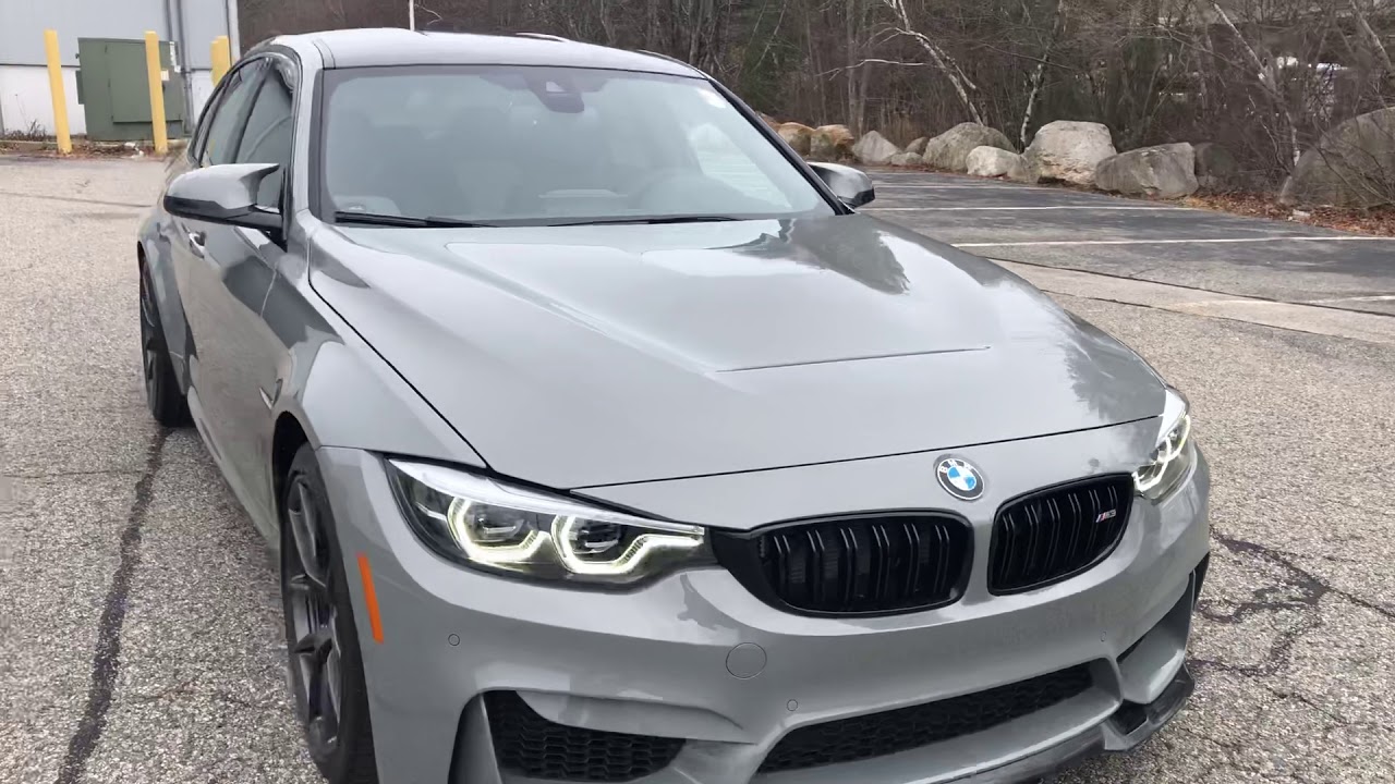 2018 M3 CS Lime Rock Gray - YouTube