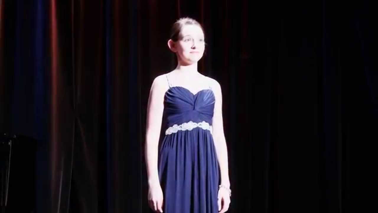 Anna Mercer sings at the Rose Bowl Competition with Brian Way - YouTube