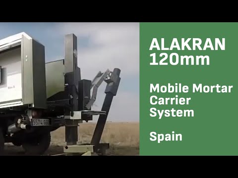 120mm ALAKRAN Mobile Mortar Carrier System - YouTube