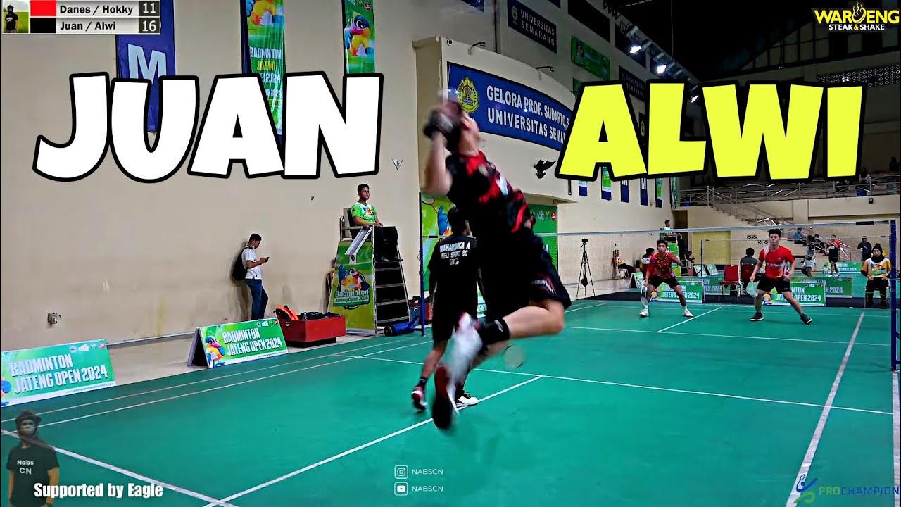 Raja Tarkam JUAN Bertarung Di Tarung Bebas Badminton SEMARANG - YouTube